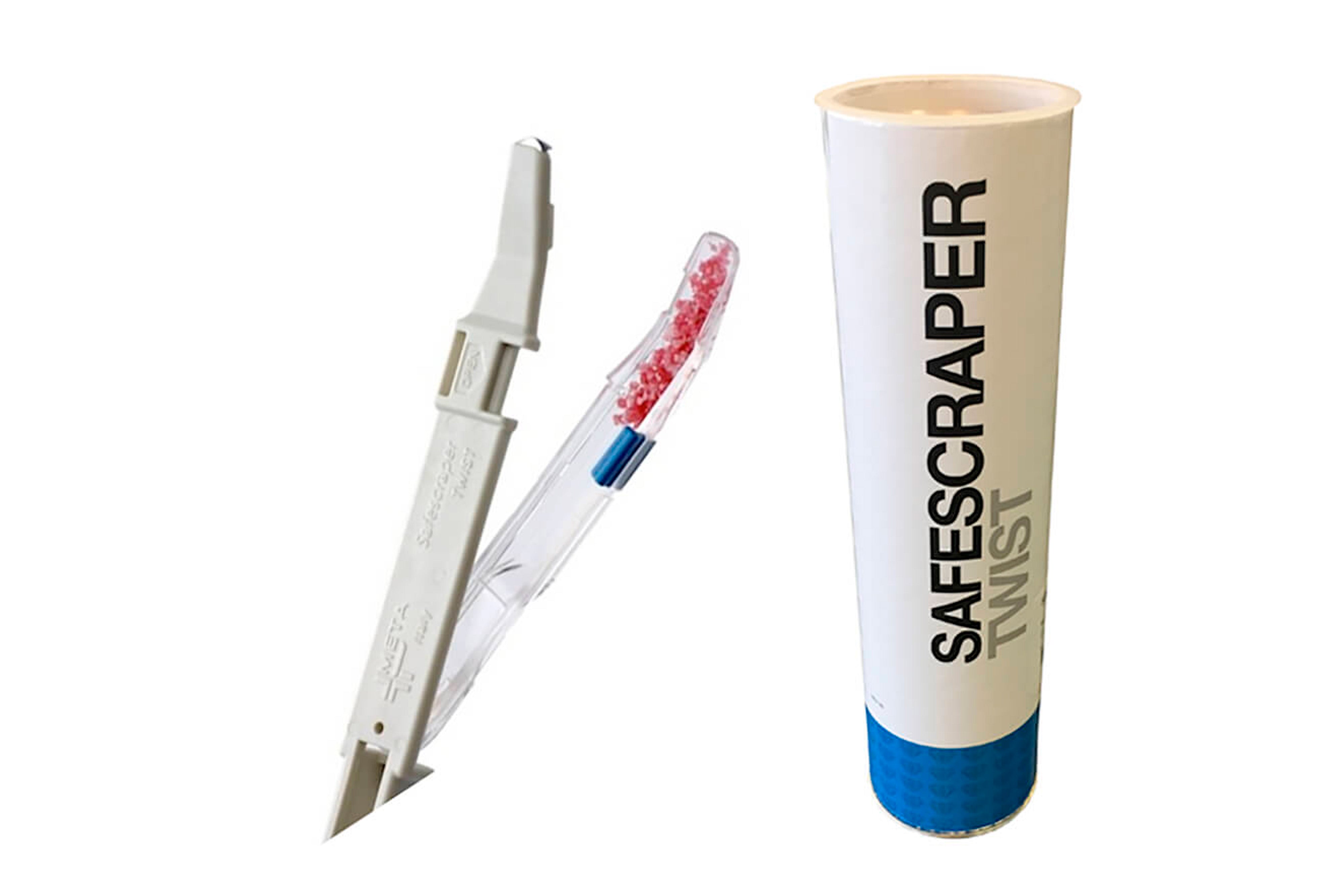 Safescraper Twist, pakning med 3 stk – Weesgaard Dental.dk